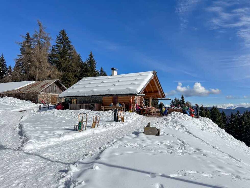 Weissenalm a Senale: malga deliziosa in inverno - Il Trentino Alto ...